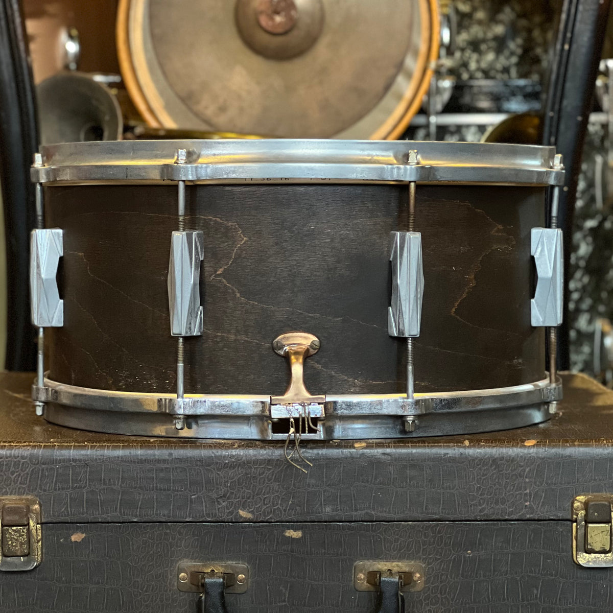 VINTAGE 1930's Gretsch 6.5x14 Broadkaster "Rocket Lug" Snare Drum w/ R ...