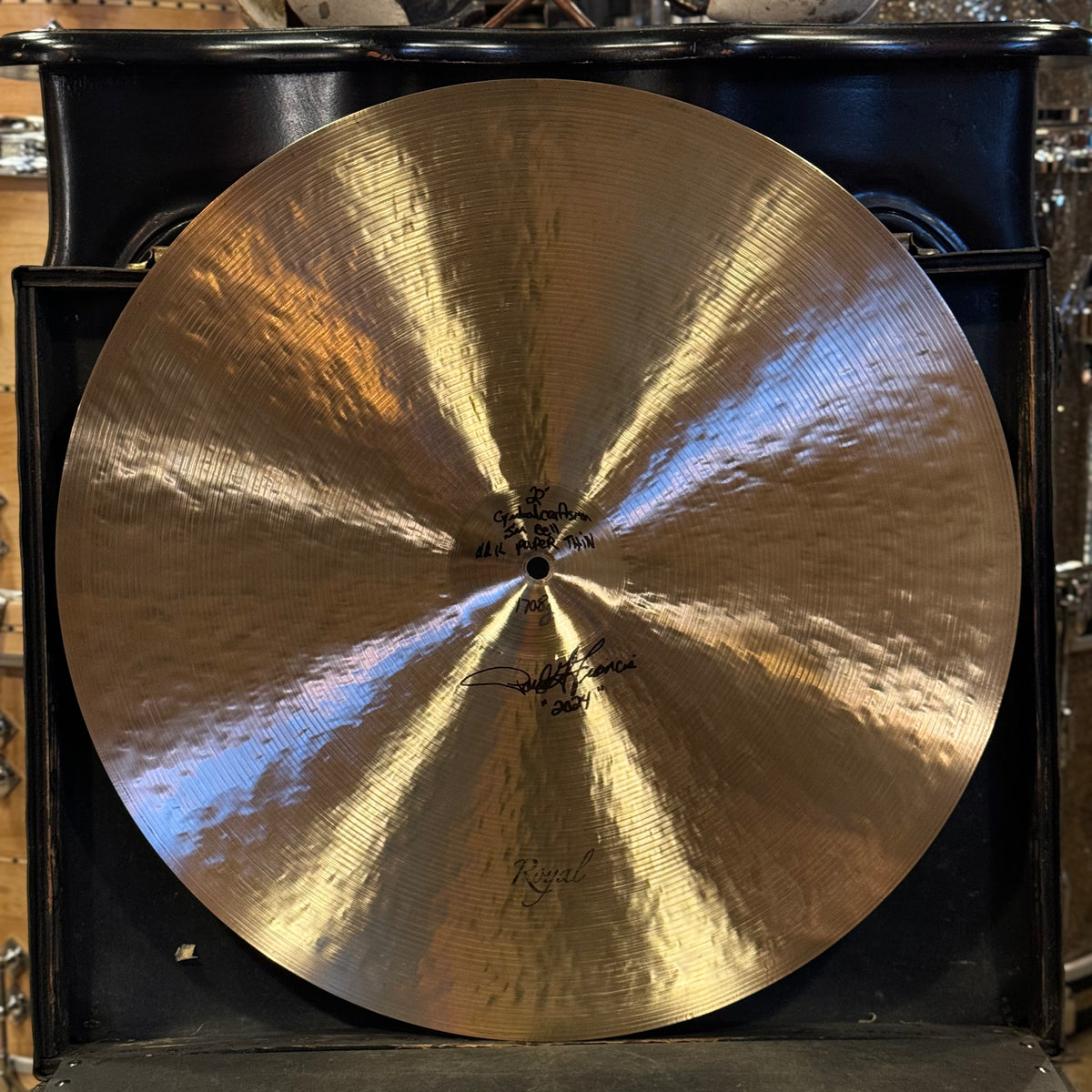 NEW Royal Cymbals 20" Cymbal Craftsman Old K Style Small Bell Paper Th ...