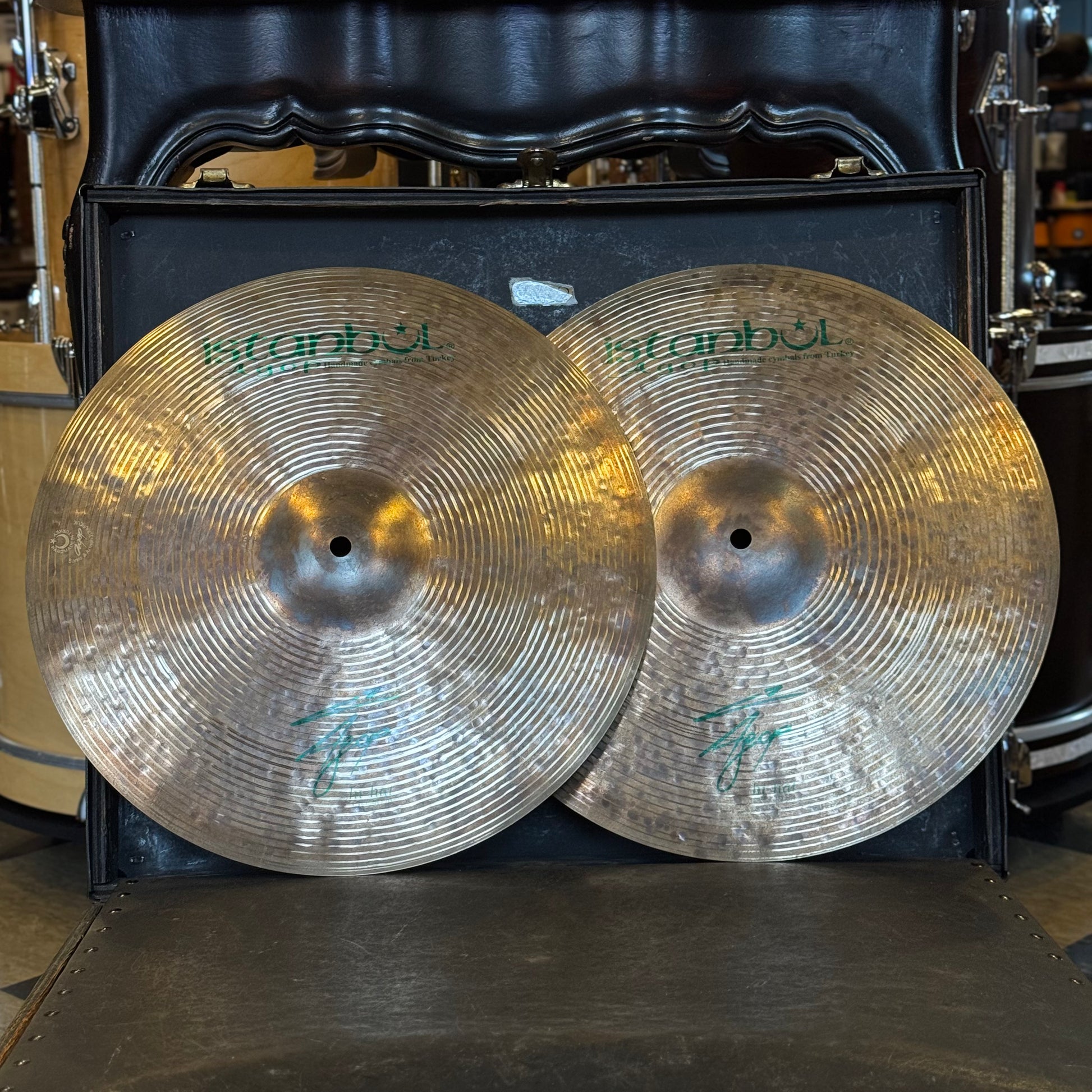 NEW Istanbul Agop 15" Signature Hi-Hats - 956/1154g – Badges Drum Shop