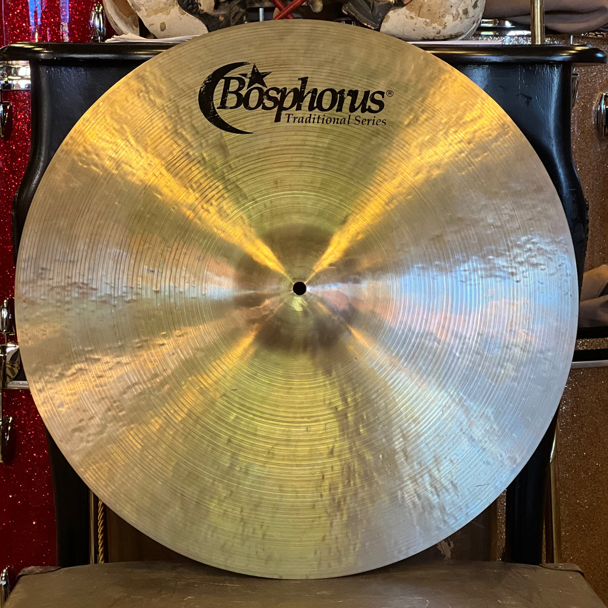 USED Early 2000's Bosphorus 22" Traditional Thin Ride Cymbal - 2388g ...