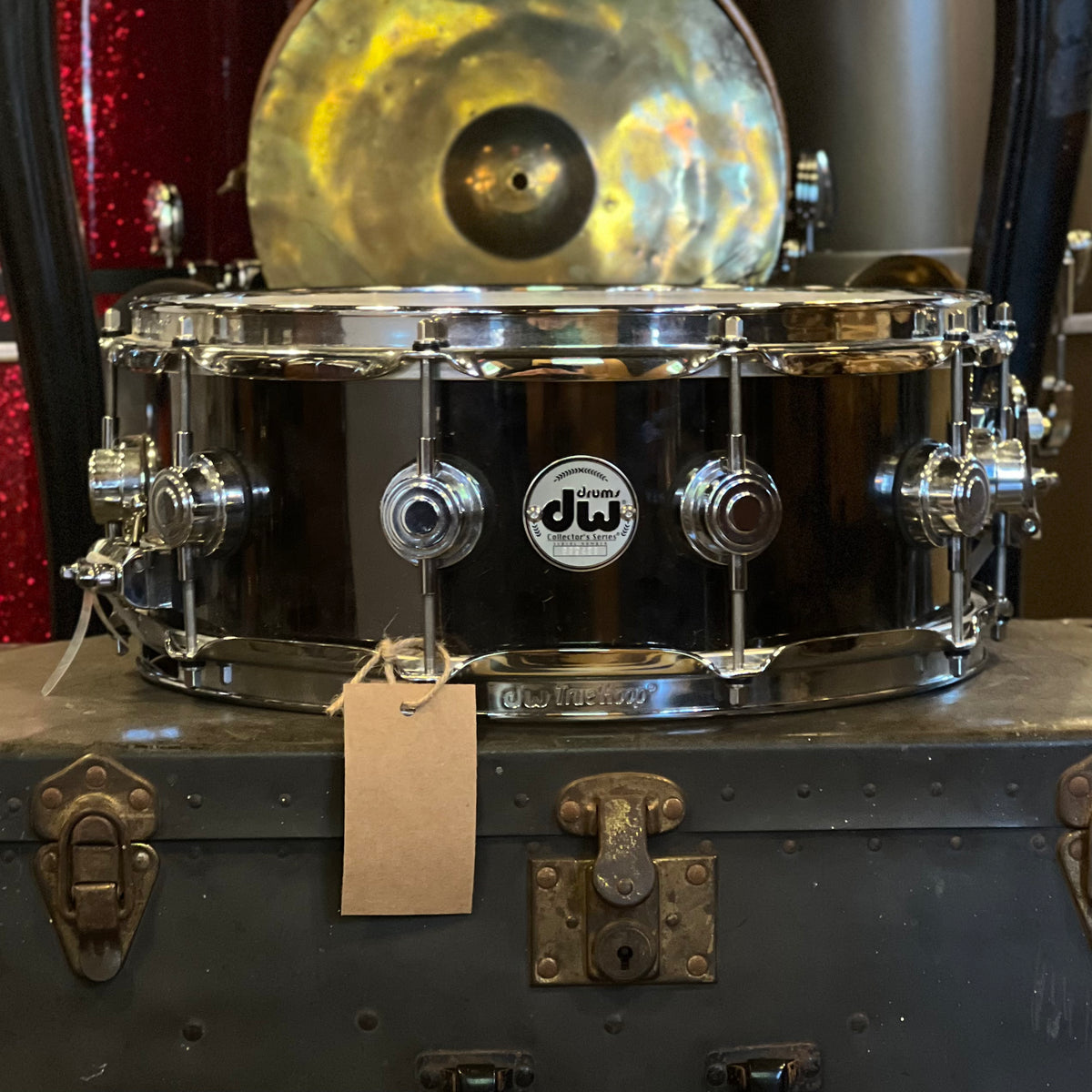 USED DW Collector's 5x14 Black Nickel over Brass Snare Drum – Badges ...