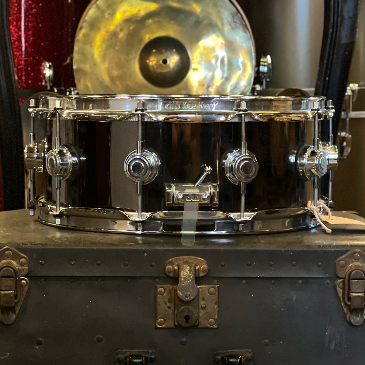 USED DW Collector's 5x14 Black Nickel over Brass Snare Drum – Badges ...