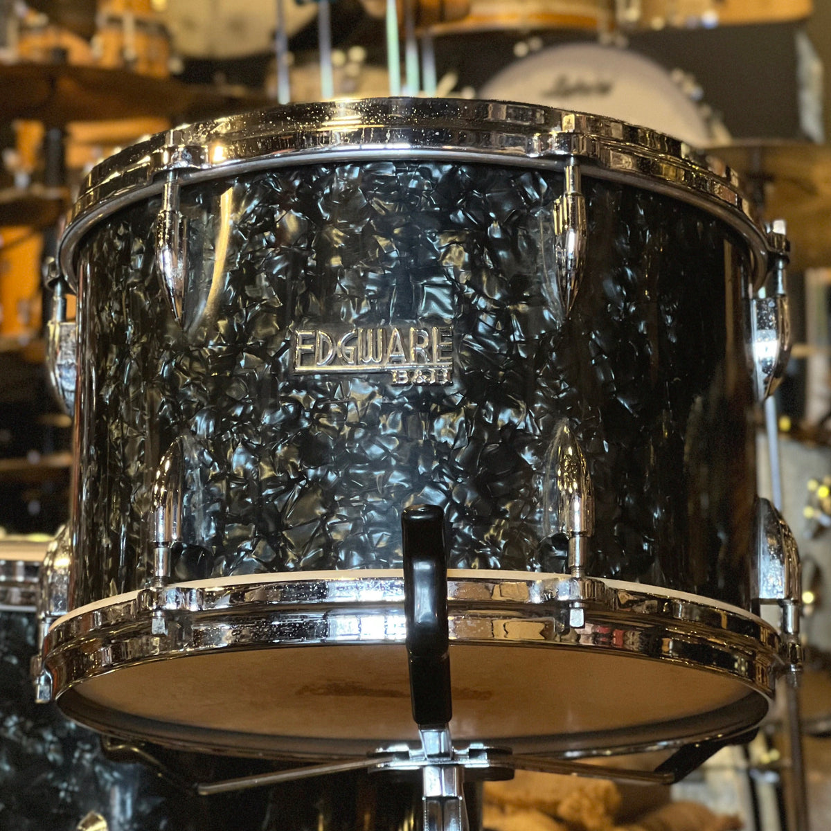 VINTAGE 1960's Boosey & Hawkes Edgware Drum Set in Black Diamond Pearl – Badges Drum Shop