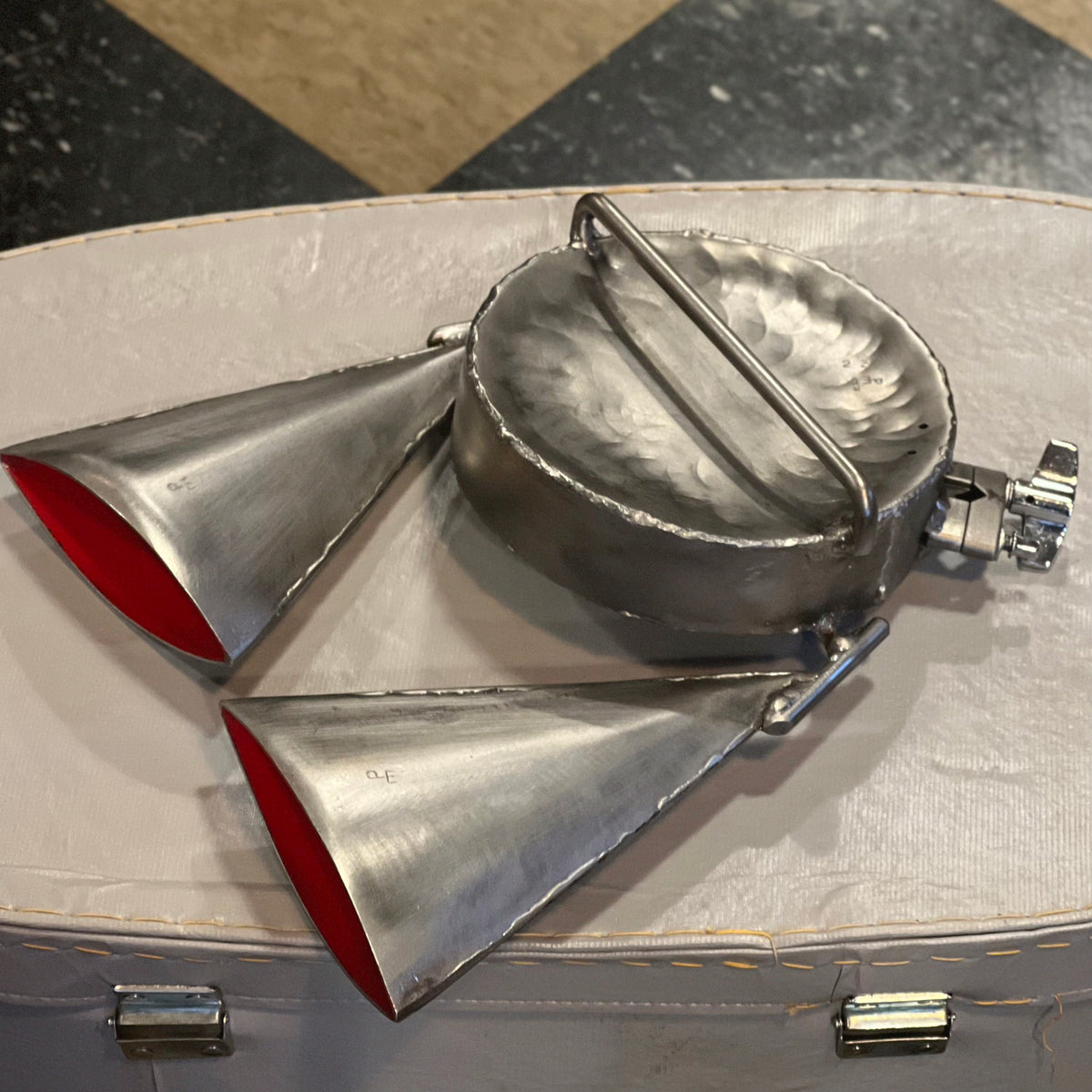 Gon Bops Pete Englehart Sheild Bell – Badges Drum Shop