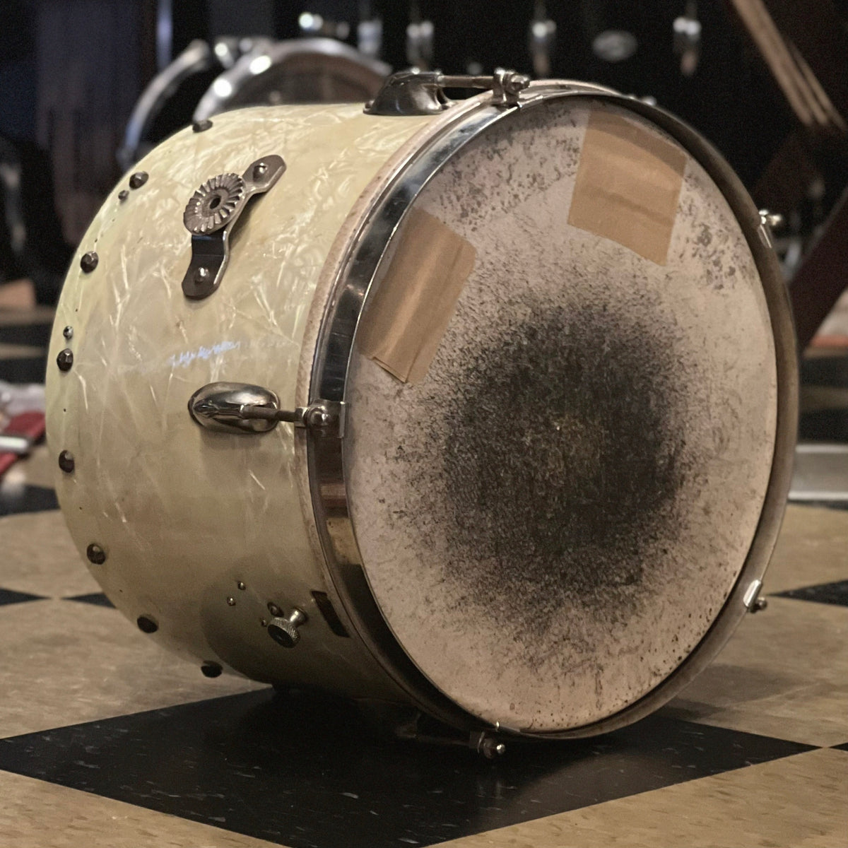 VINTAGE 1930's WFL 8x12 Zephyr Lug Tunable Tom – Badges Drum Shop